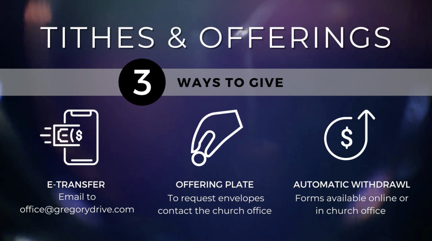 Giving | Gregory Drive Alliance Church